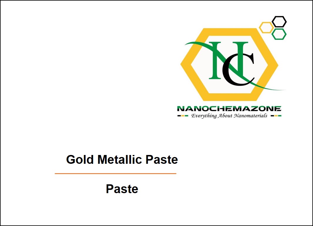Gold Paste for Screen Printing - Nanochemazone - Gold Metallic Paste ...